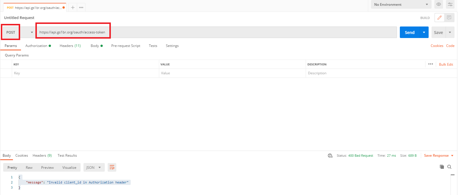 Obter Token de acesso | GS1 Developers