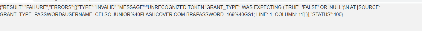 Erro Token Grant_Type ao tentar autenticar com a API | GS1 Developers
